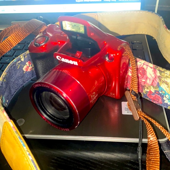 Cameras, Photo & Video | Red Canon Camera Never Used | Poshmark